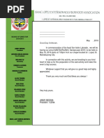 Solicitation Letter For Reunion | PDF