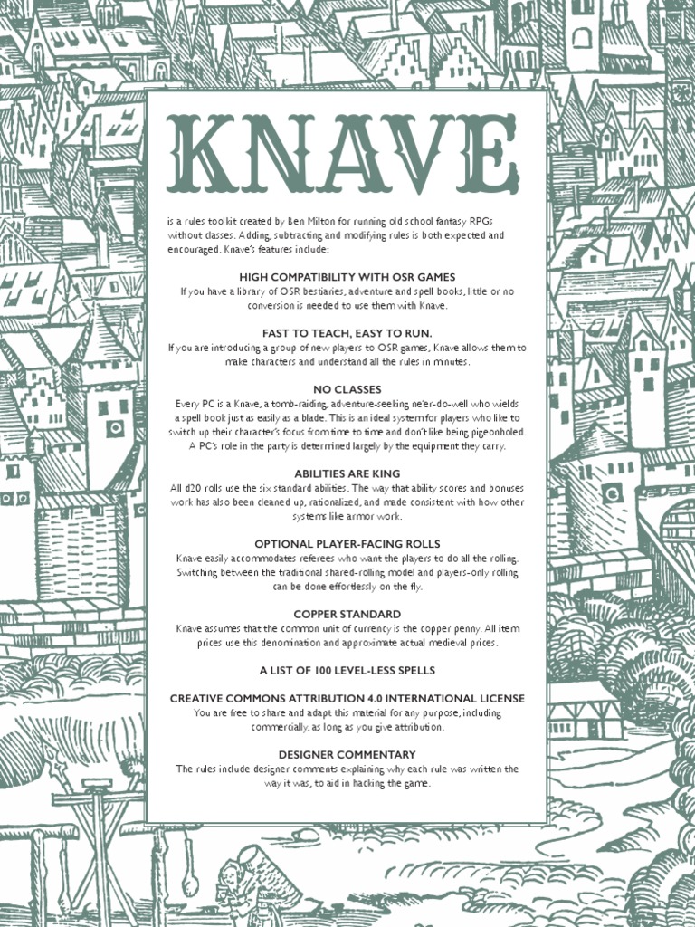 Knave Layout | PDF | Dungeons & Dragons | Leisure