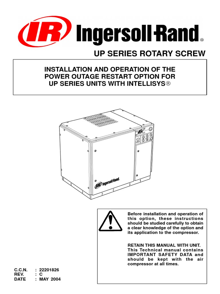 Manual Ingersoll Rand | PDF | Machines | Gas Technologies