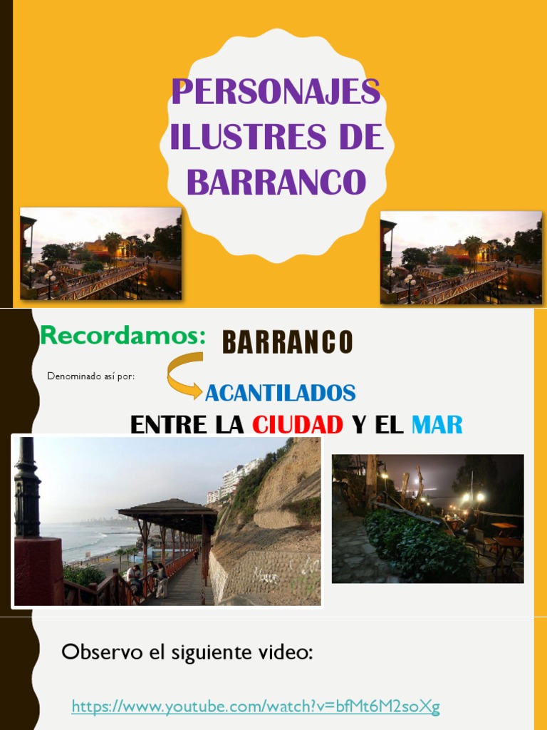 Personajes Ilustres - Barranco | PDF | Perú