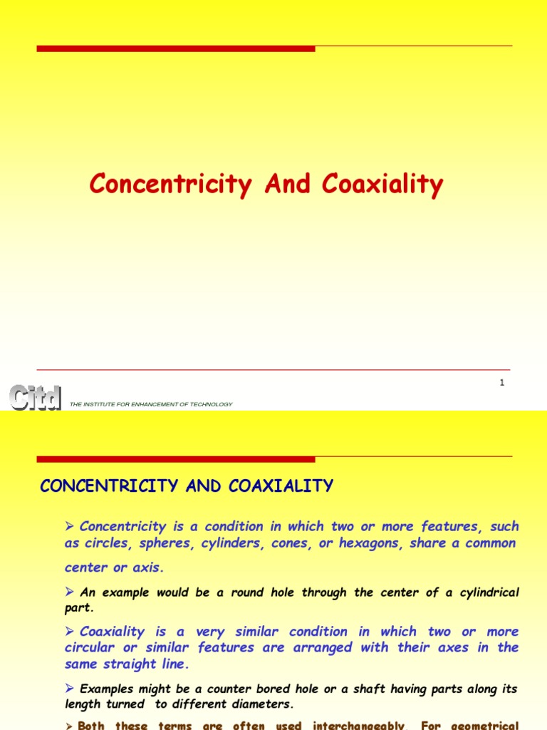 24 Concentricity&coaxiality | PDF | Space | Geometry