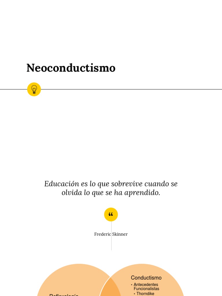 Clase NeoConductismo | PDF | Comportamiento | Aprendizaje