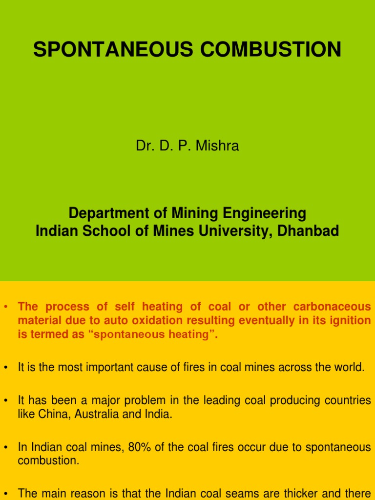 Spontaneous Combustion Conversion | PDF | Coal Mining | Coal