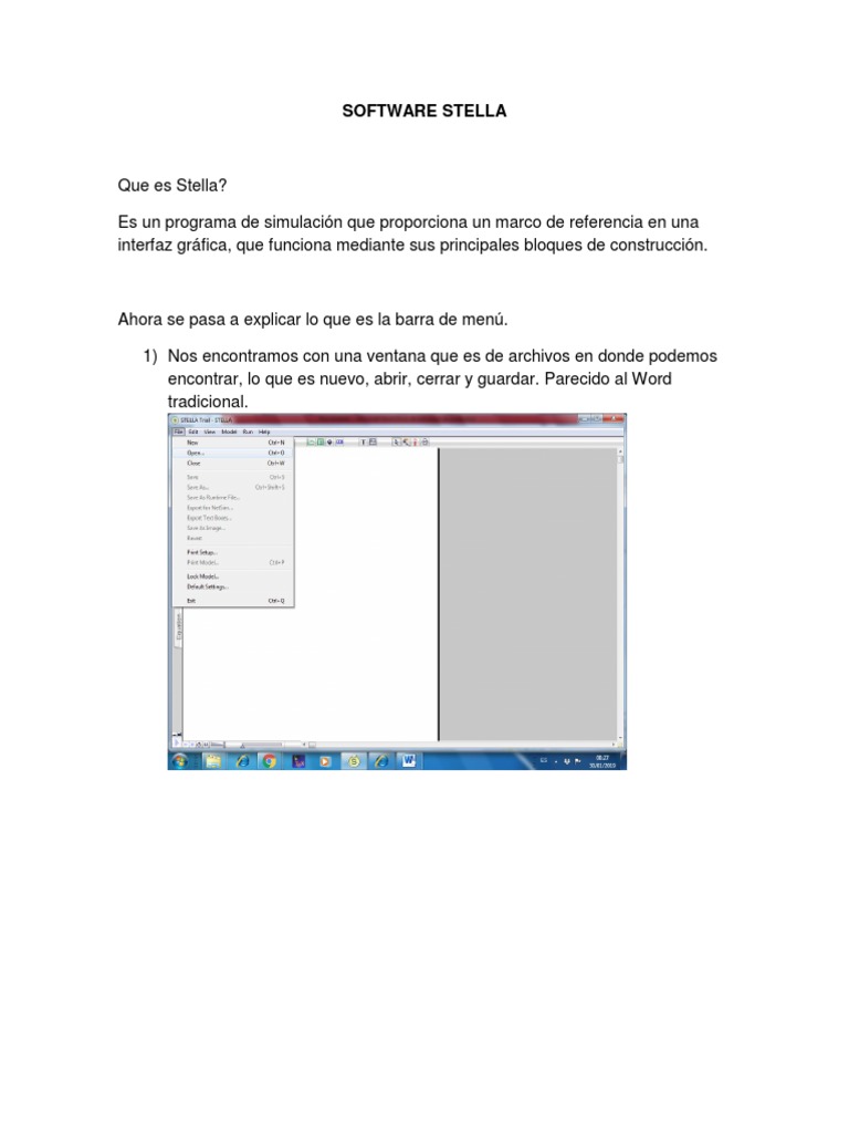 Stella Software | PDF | Ventana (informática) | Simulación