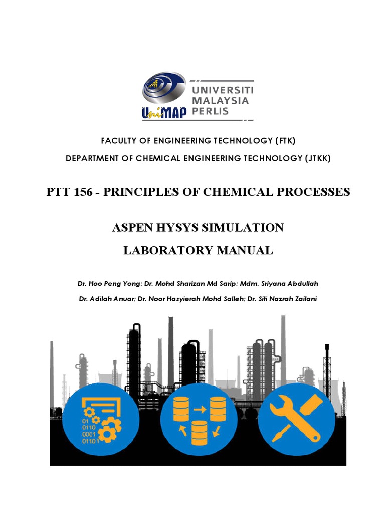 Ptt156 - Hysys Lab Manual | PDF | Distillation | Sodium Hydroxide