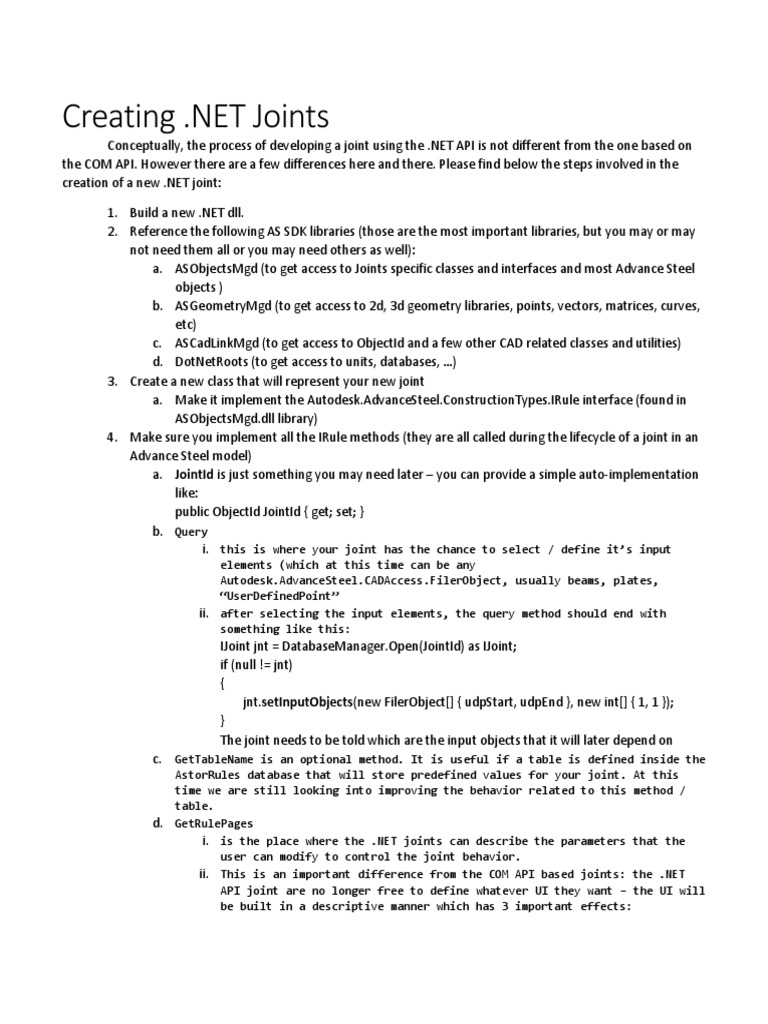 Joints NET | PDF | Component Object Model | Application Programming Interface