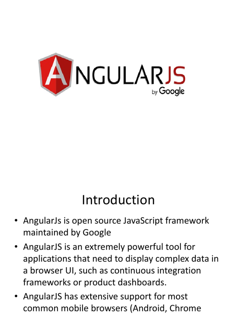 Angular Js | PDF | Angular Js | Web Development Angular Js | PDF | Angular Js | Web Development