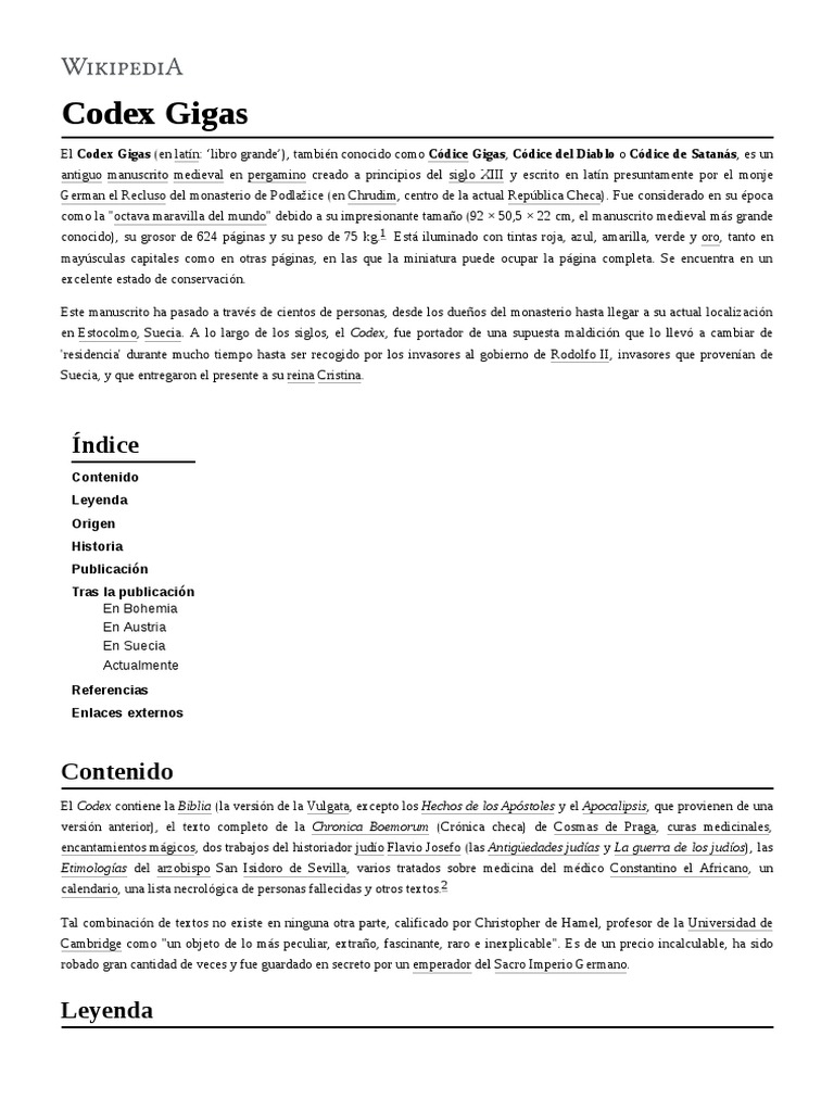 Codex Gigas | PDF | Libros