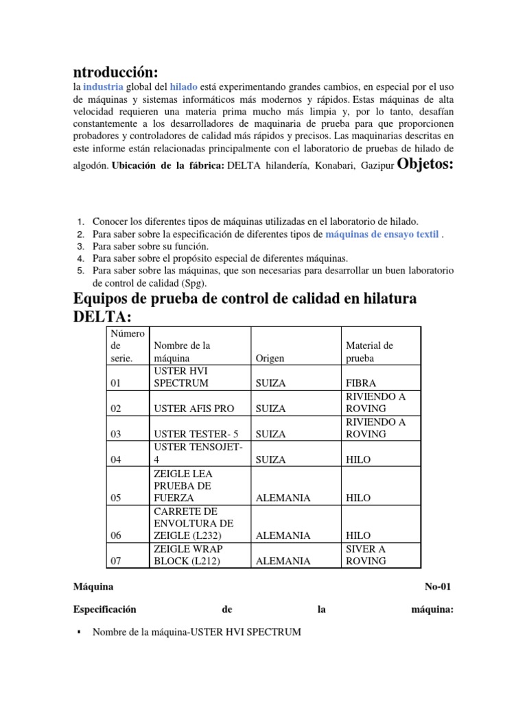 Equipo de Control Calidad | PDF | Señal analoga | Hardware de la ...