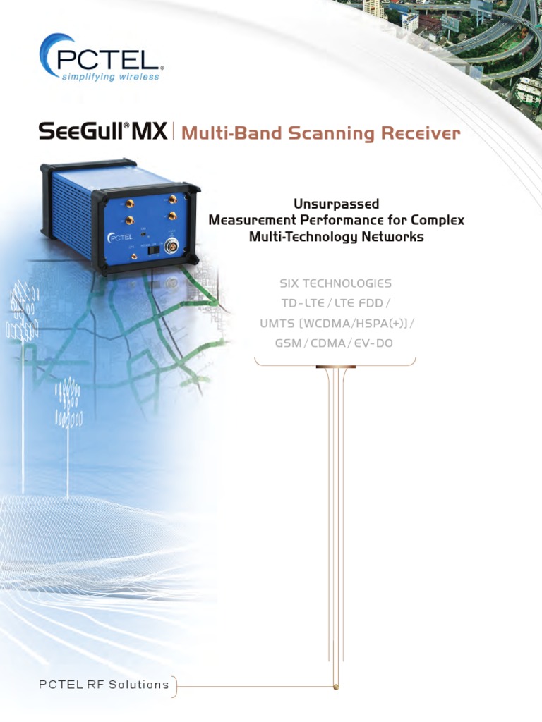 Seegull MX: Multi-Band Scanning Receiver | PDF | Lte (Telecommunication ...