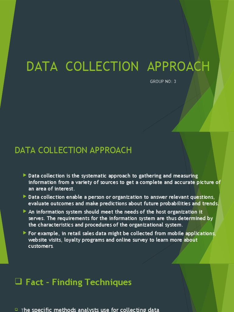 Data Collection Approach | Download Free PDF | Questionnaire | Interview