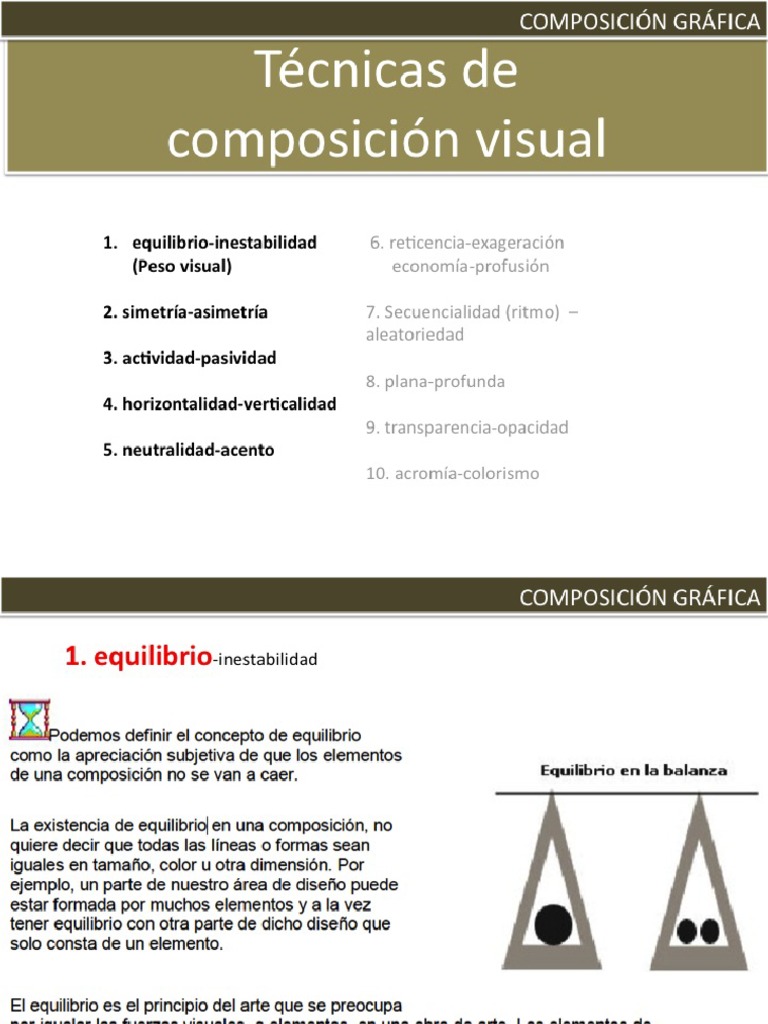 Técnicas Composicion Visual | PDF