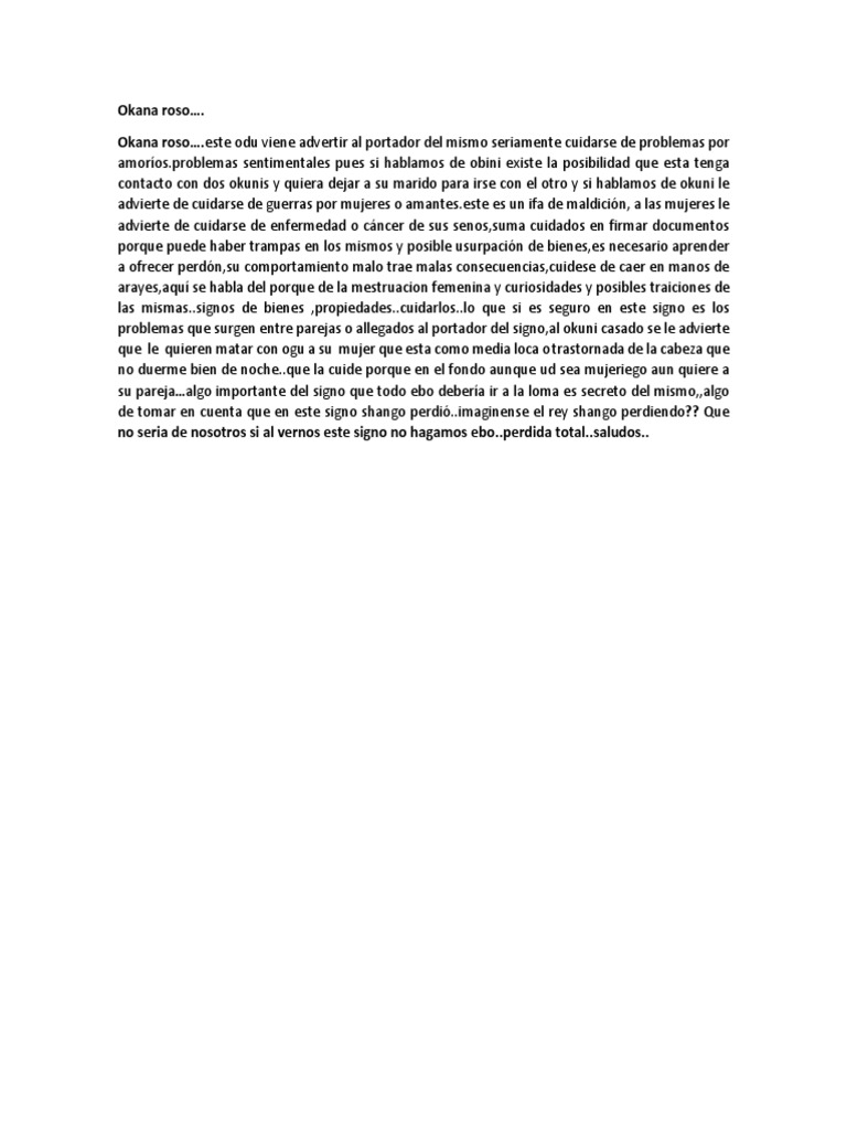 Odus de IFA | PDF