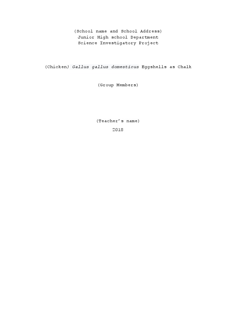 Eggshalk | PDF | Chalk | Gypsum