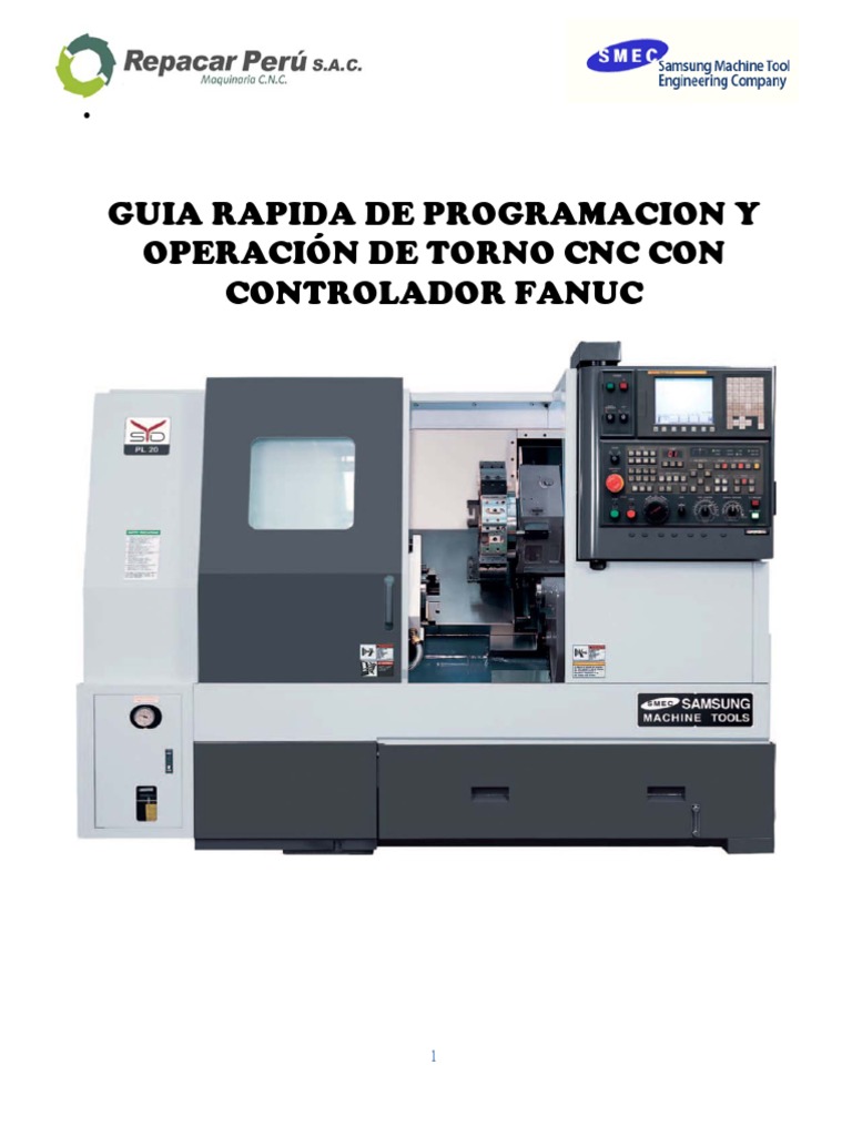 Torno Fanuc CNC | PDF | Control numerico | Radio