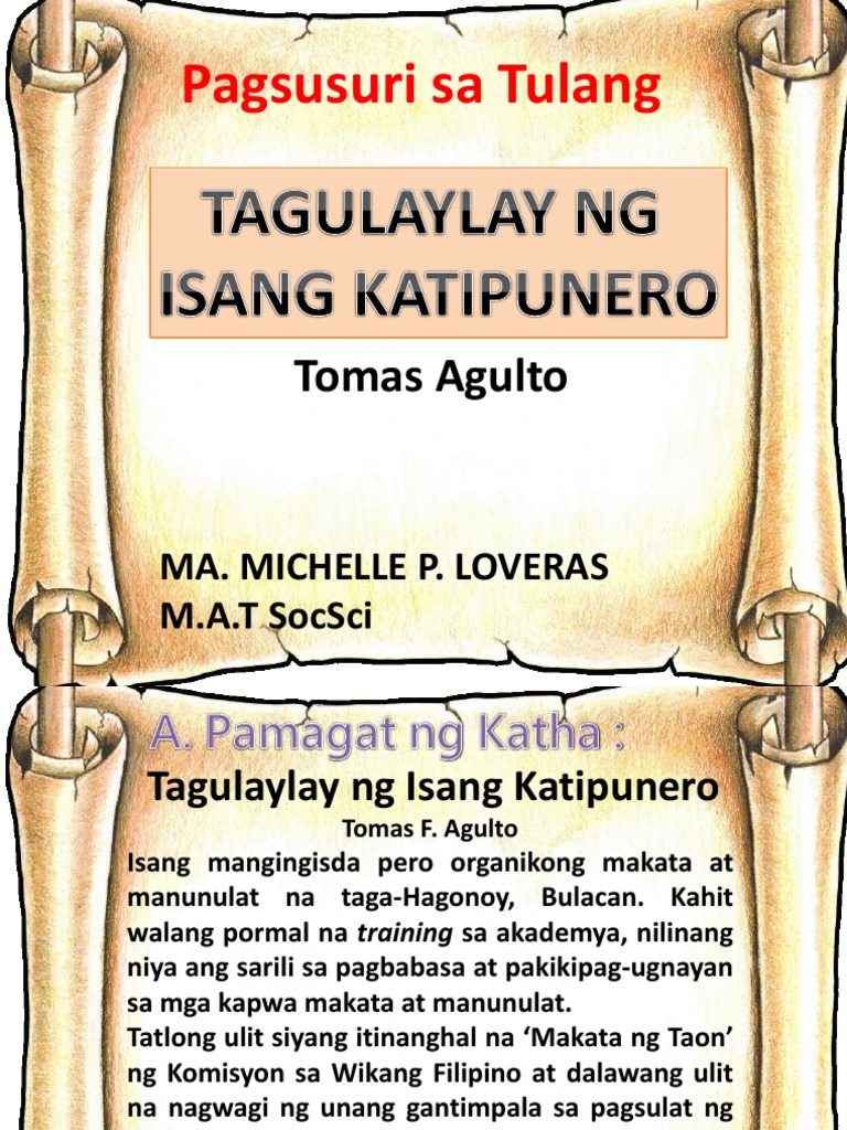 Tagulaylay NG Isang Katipunero | PDF