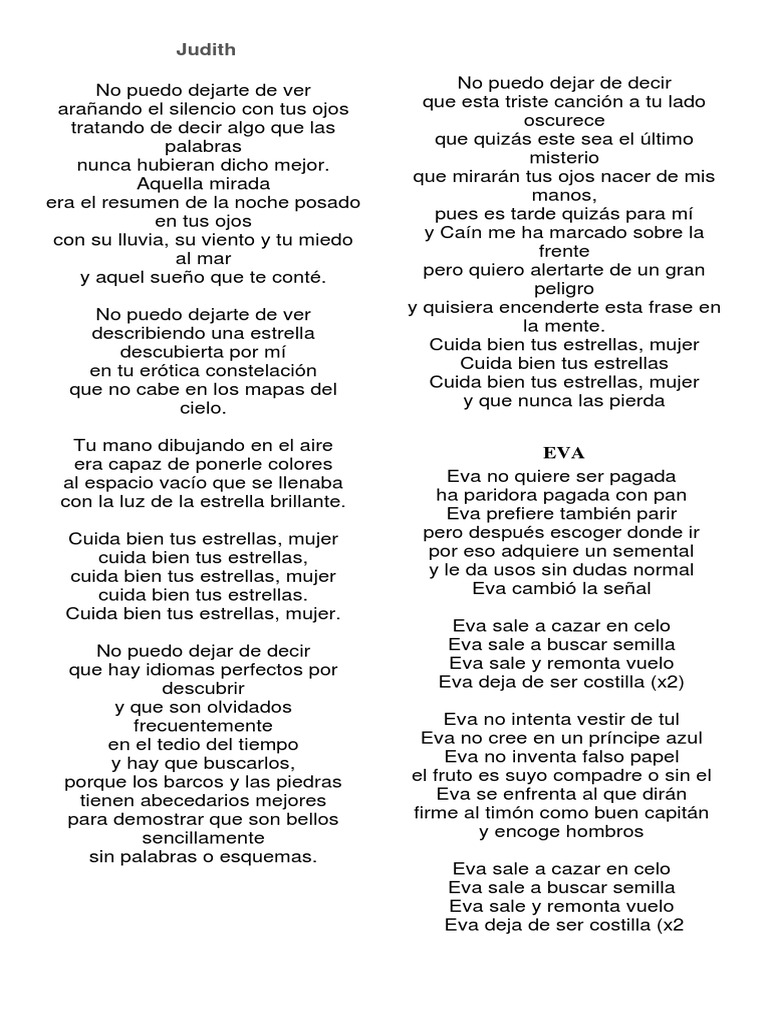 Canciones De Silvio Rodriguez Pdf Víspera