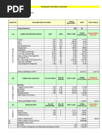 Detailed Unit Price Analysis DUPA | PDF | Concrete | Civil Engineering