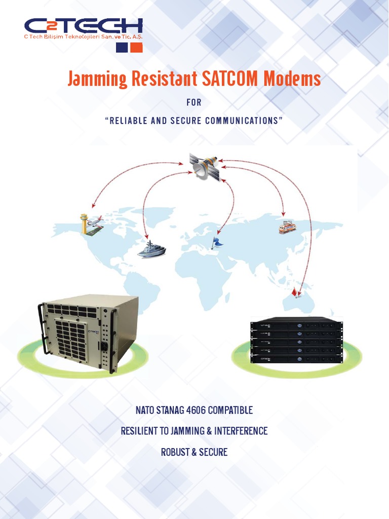 Ctech Jamming Resistant Satcom Modem Pdf Orthogonal Frequency