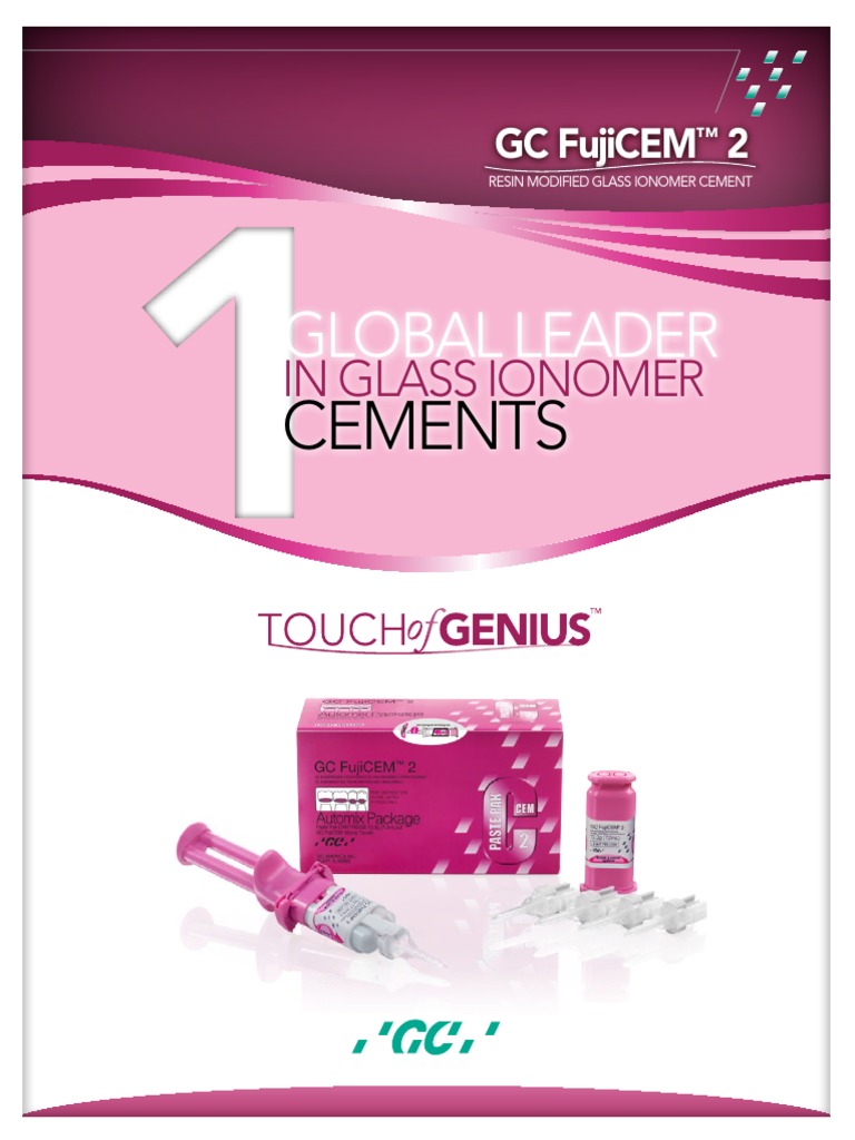 GCA FujiCEM 2 Brochure Ipad | PDF | Dentistry Branches | Dentistry
