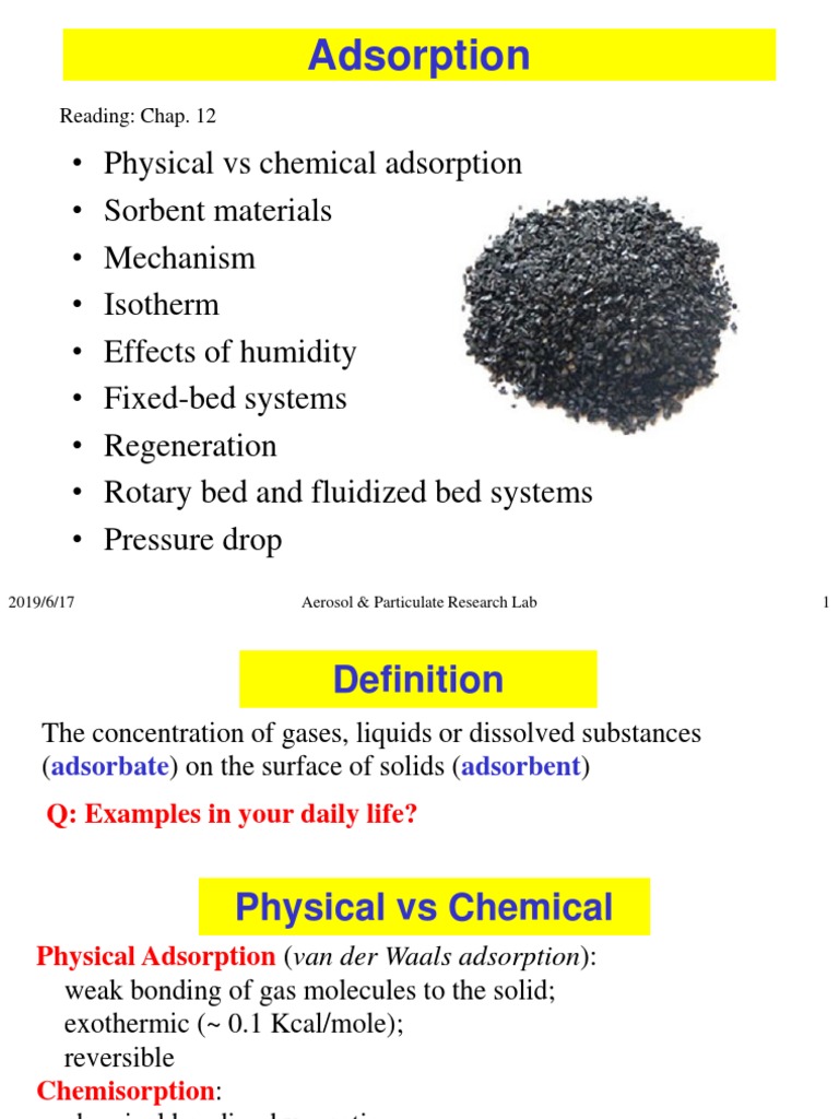 Adsor Ption | PDF | Adsorption | Materials