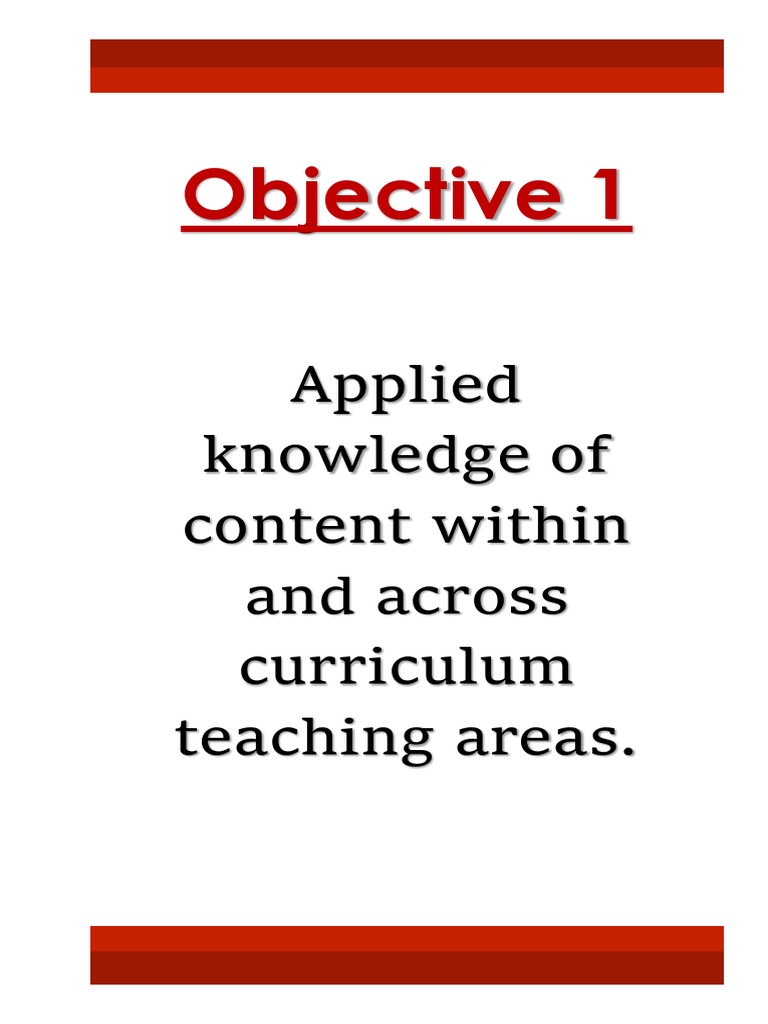 Objectives IPCRF | PDF | Career & Growth