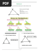 Triángulos - Propiedades Basicas | PDF | Triángulo | Geometría euclidiana