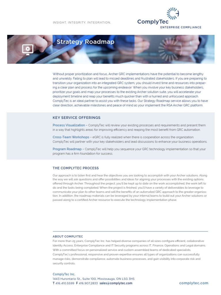 GRC Strategy Roadmap | PDF | Business Process | Business