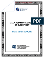 MUET Extended Writing Past-Year Questions | PDF