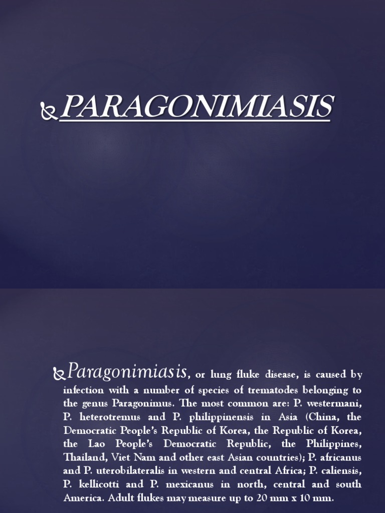 PARAGONIMIASIS | PDF | Diseases And Disorders | Immunology