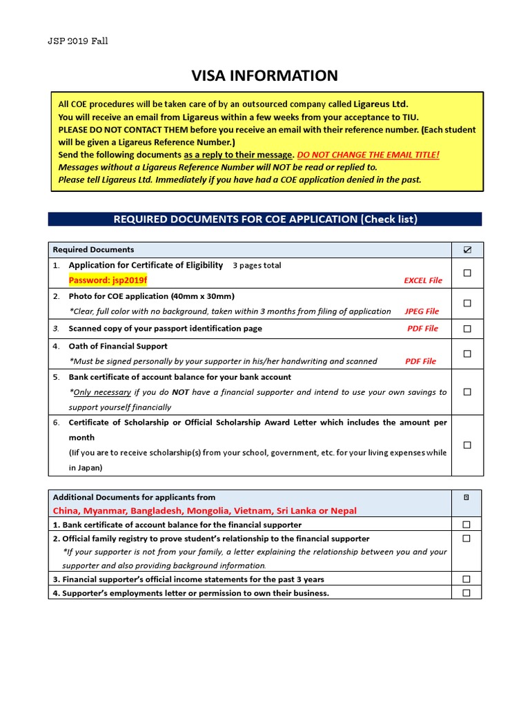 Visa Information | PDF | Travel Visa | Business