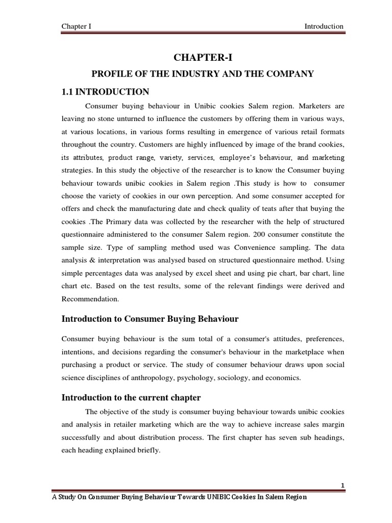 Project 2017-2019 | Download Free PDF | Sampling (Statistics) | Consumer Behaviour
