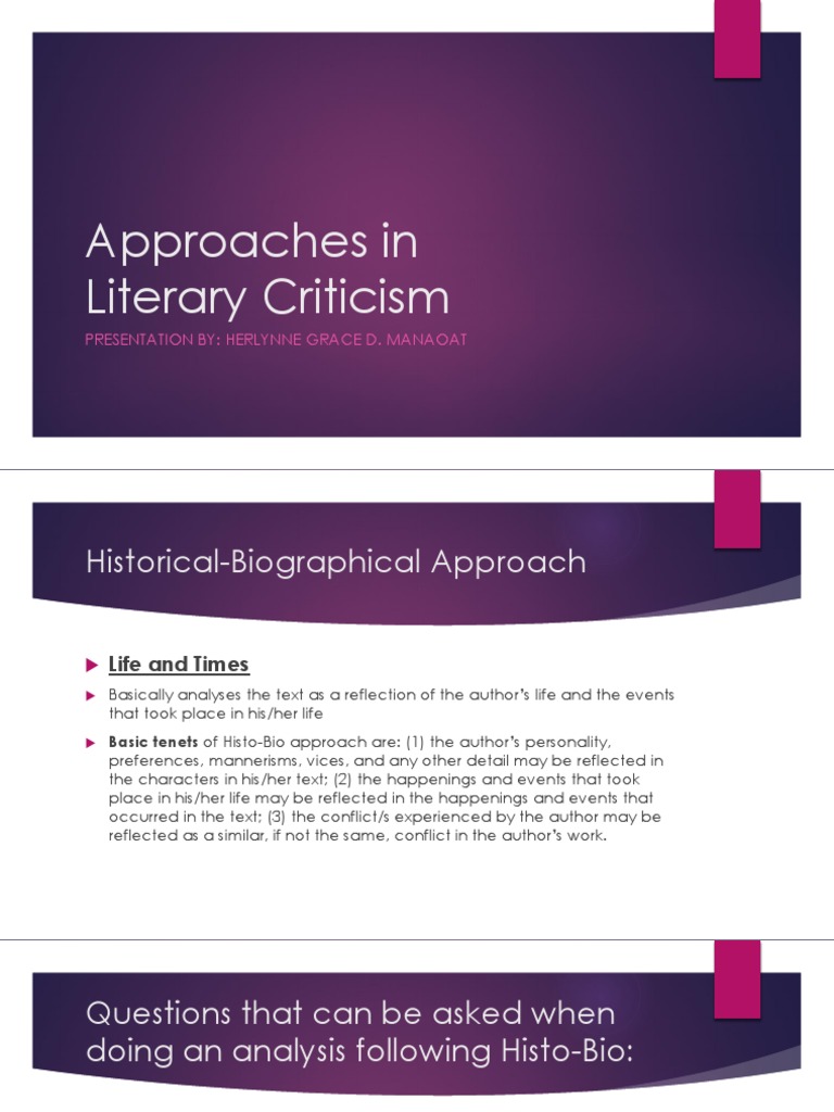 Literary Approaches | Id | Metaphysics