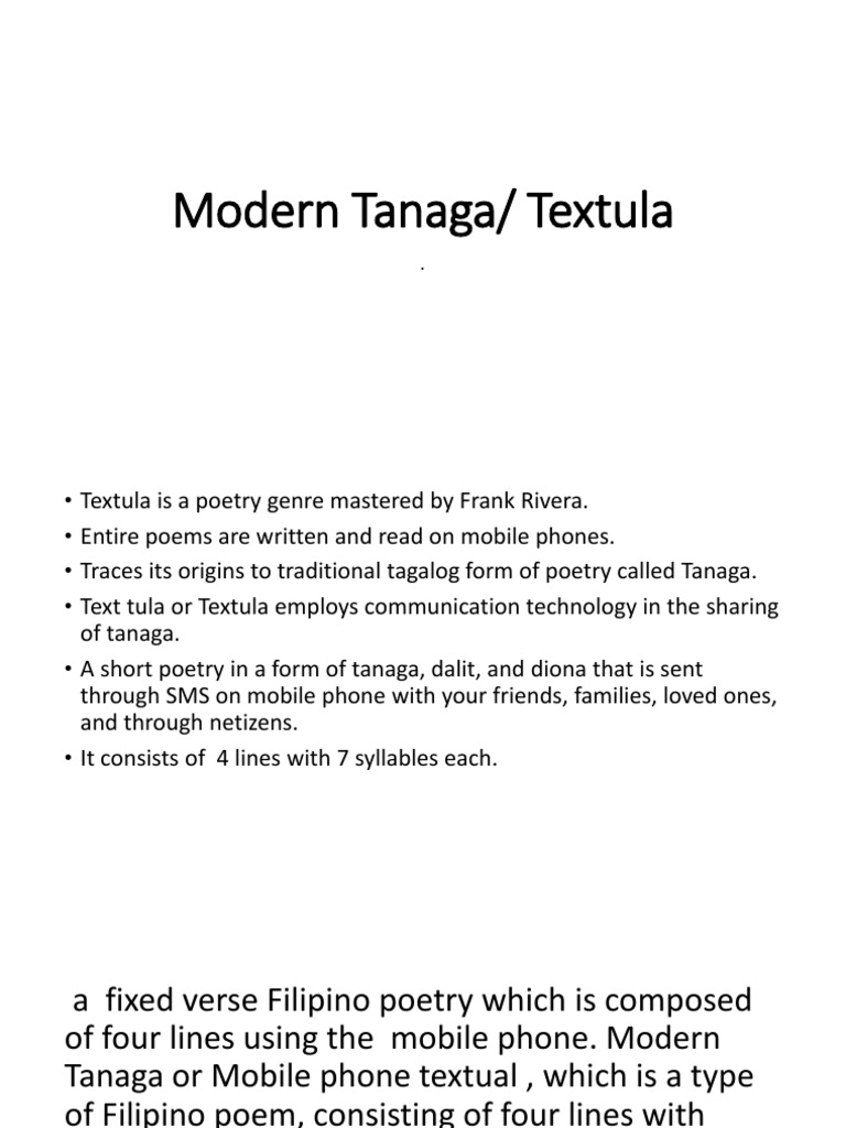 Understanding Modern Textula Poetry | PDF