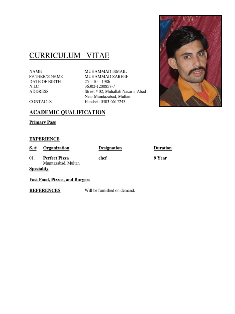 Ismail CV | PDF