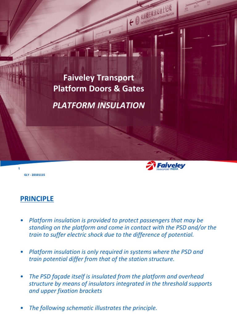 Faiveley Transport Platform Doors & Gates | PDF | Insulator ...