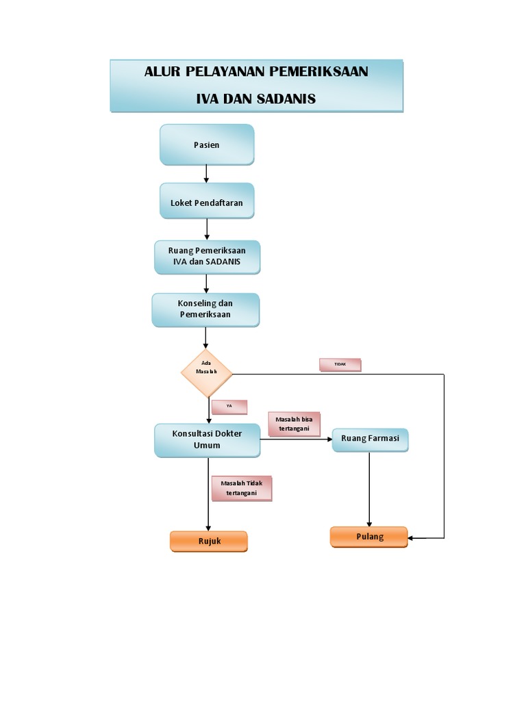 Alur Pelayanan Pemeriksaan Iva | PDF