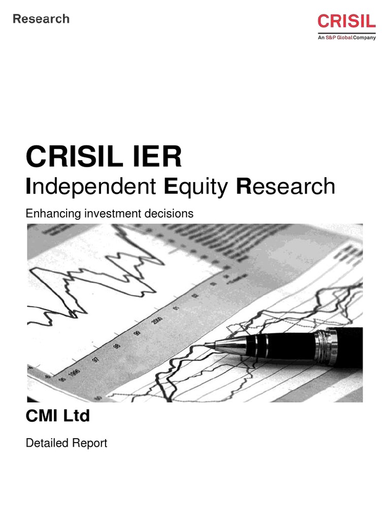 Crisil Report On CMI Limited | PDF | Discounted Cash Flow | Valuation ...