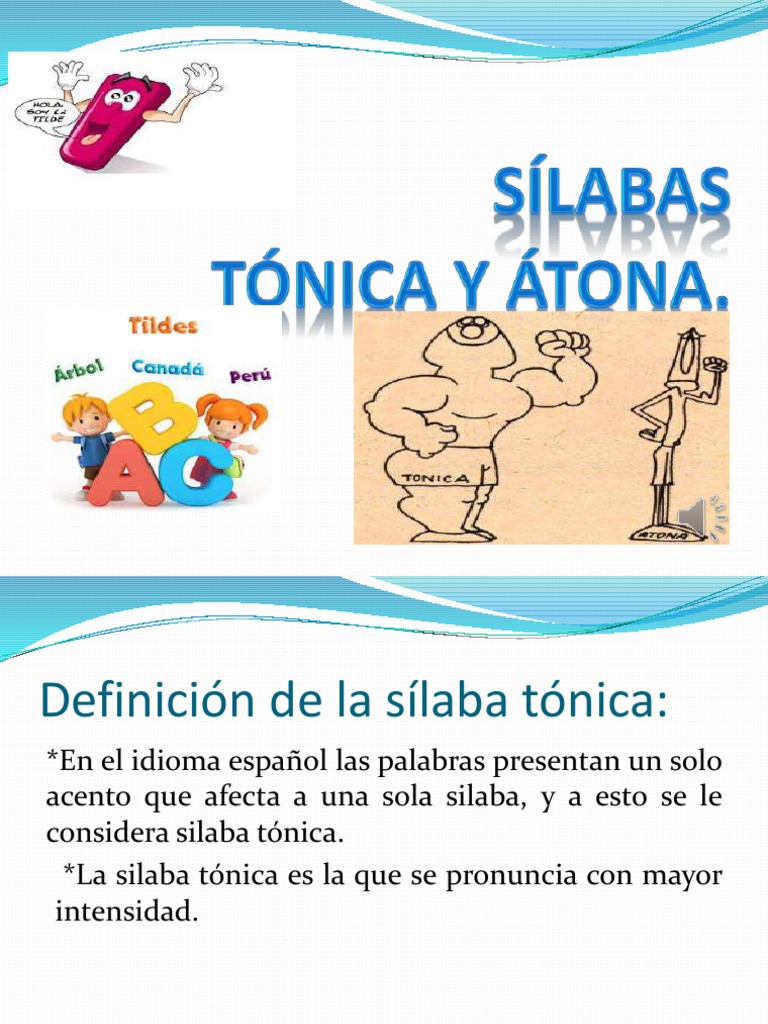 Silaba Tonica | PDF | Sintaxis | Semiótica