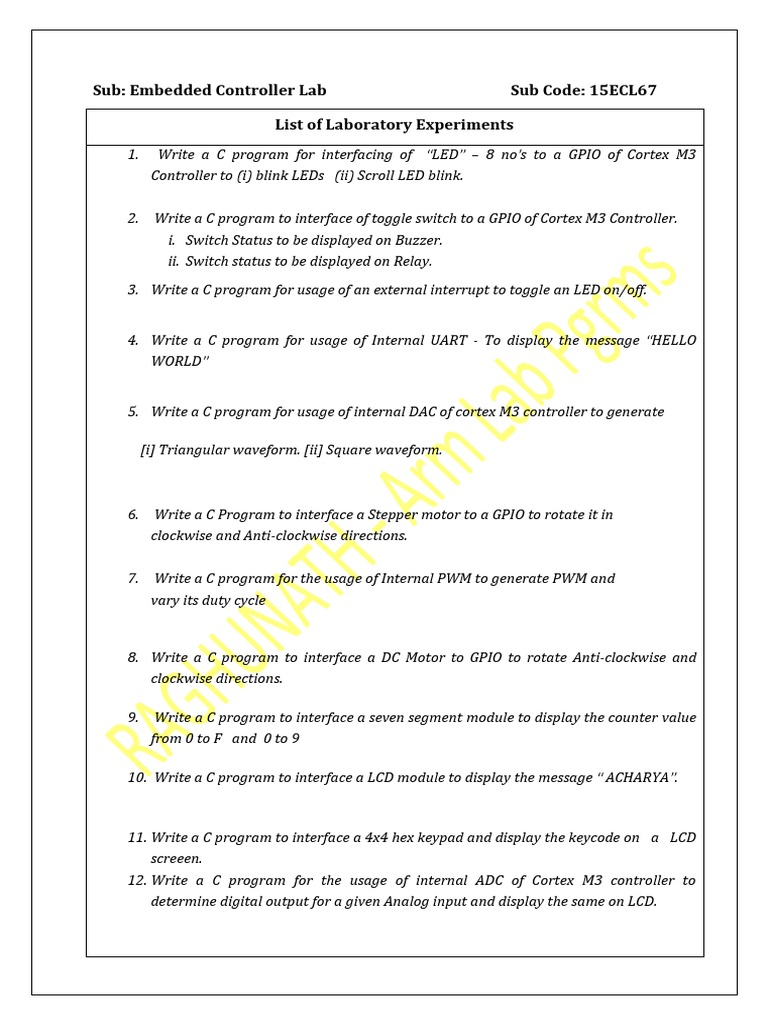ARM Lab Quick Reference | PDF | Digital Technology | Electronic Engineering