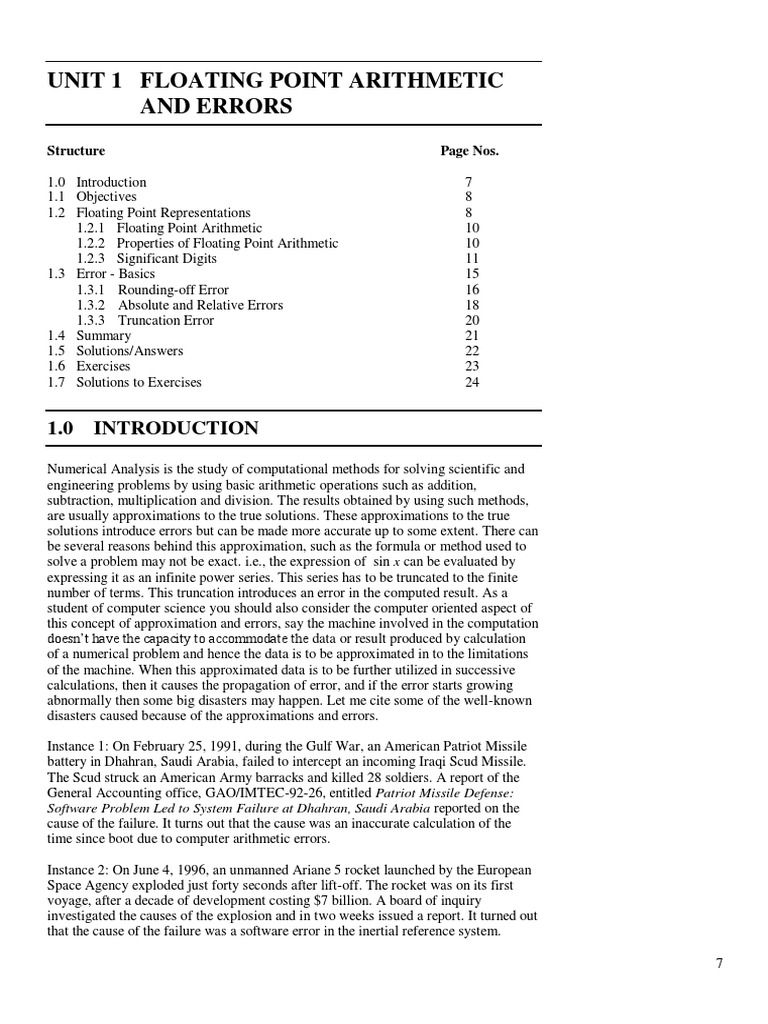 Floating Point Arithmetic Guide | PDF | Significant Figures | Numbers