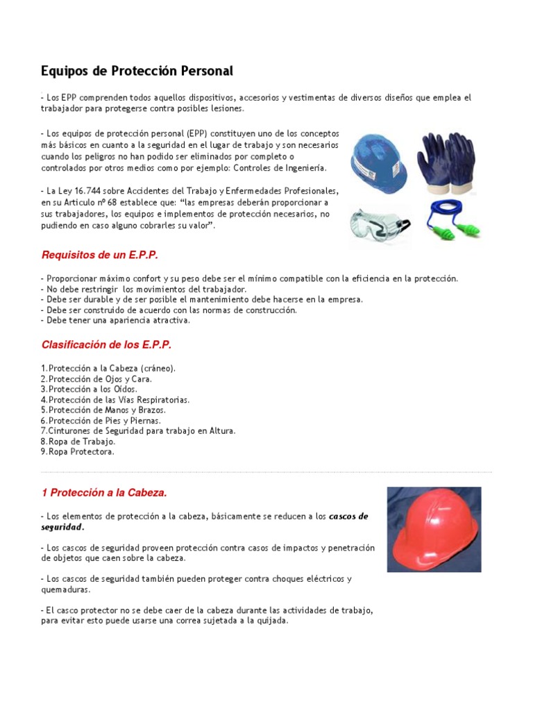 Charla de Seguridad EPP | PDF | Oxígeno | Guante