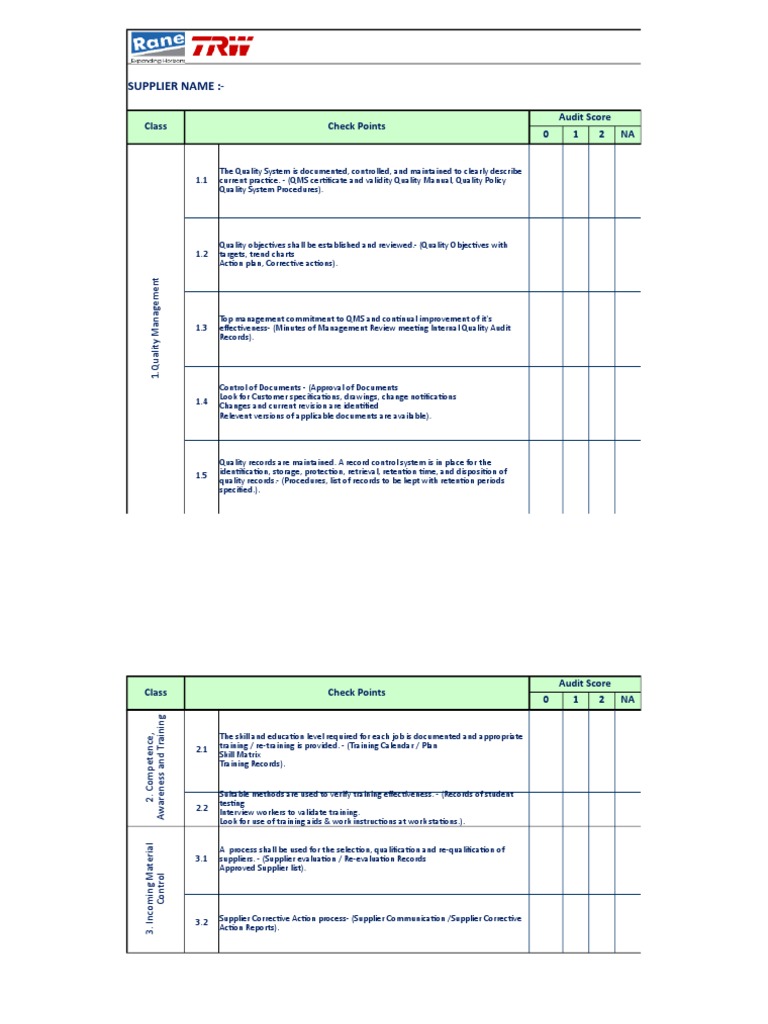 System Press Welding - Audit Check Sheet - 08062019 | PDF | Audit ...