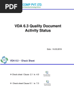 Final Product Dock Audit Checklist (FQC046.01 100200) | PDF | Business