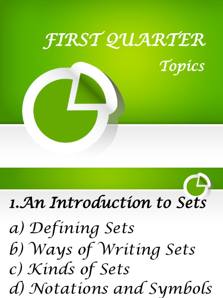 Sets and Subsets | PDF | Set (Mathematics) | Mathematical Objects