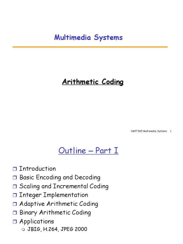 3-3-Arithmetic Coding | PDF | Code | Discrete Mathematics
