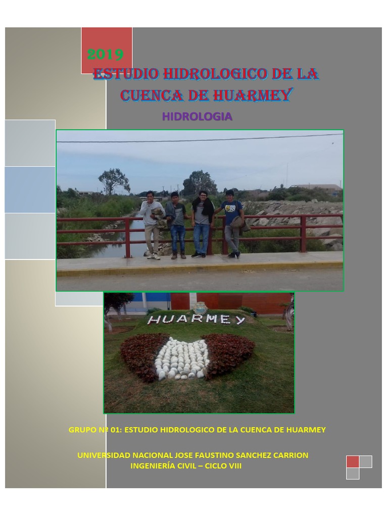 Estudio Hidrologico de La Cuenca de Huarmey | PDF | Ciencias de la Tierra | Hidrografía