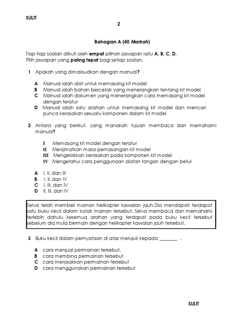 RBT Tahun 5 | PDF