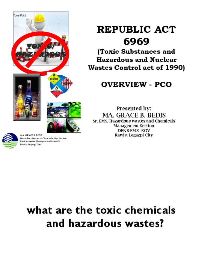 Overview of Republic Act 6969 | PDF | Chemical Substances | Chemistry