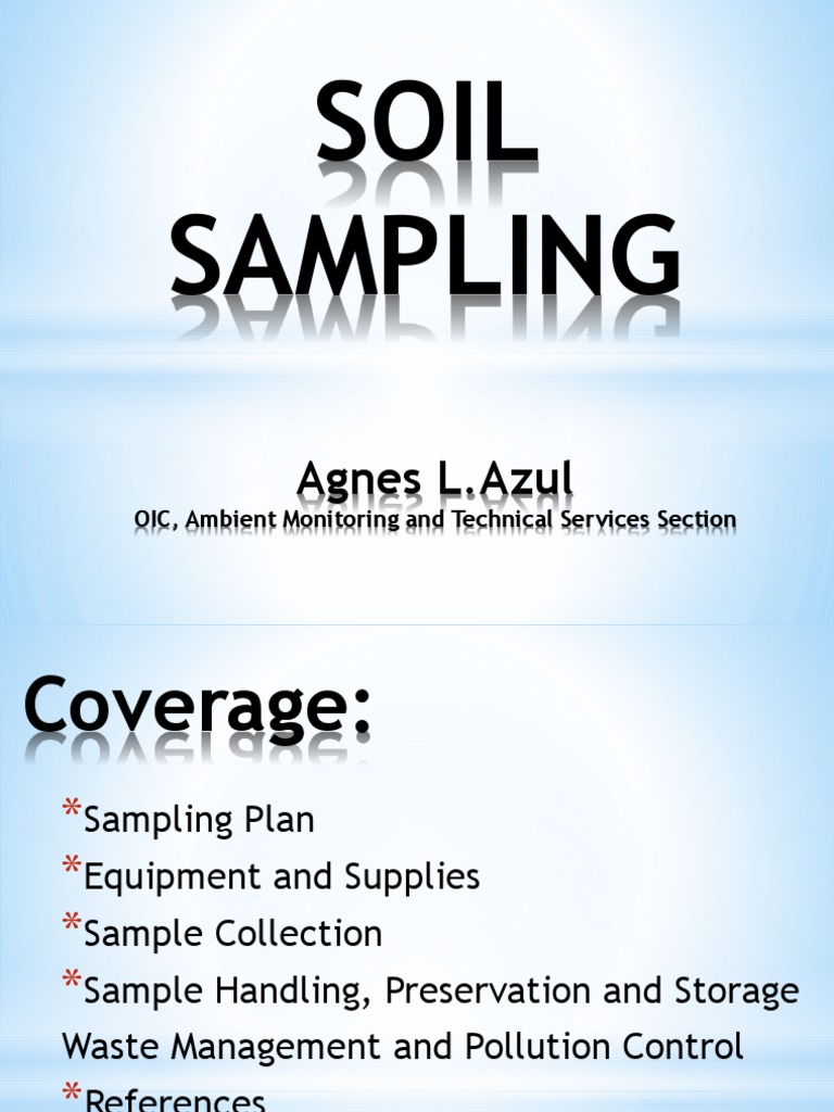 2017 Soil Sampling | PDF | Sampling (Statistics) | Soil
